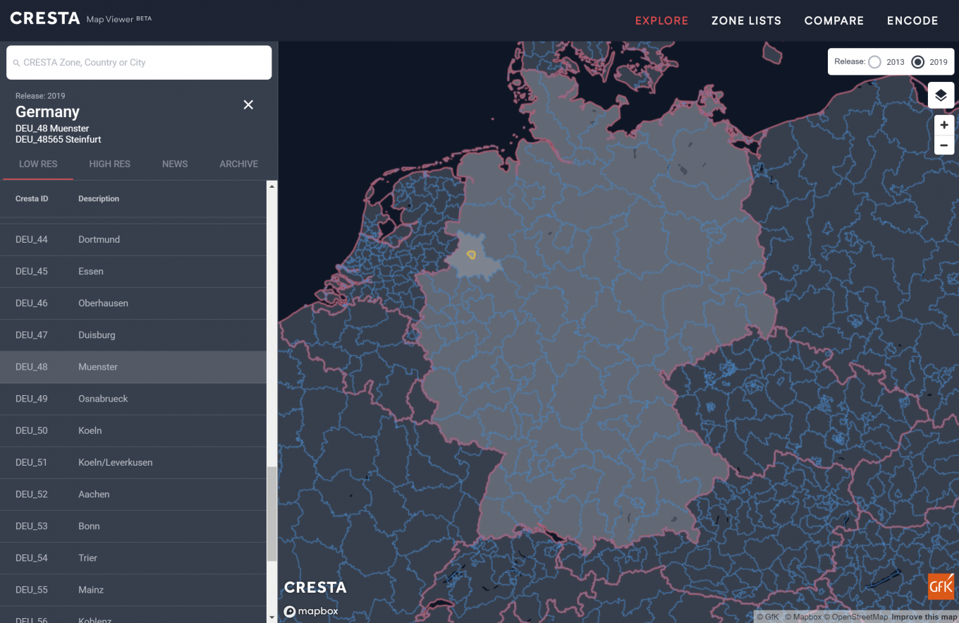 CRESTA Map Viewer – mp technology - Enterprise Software Development